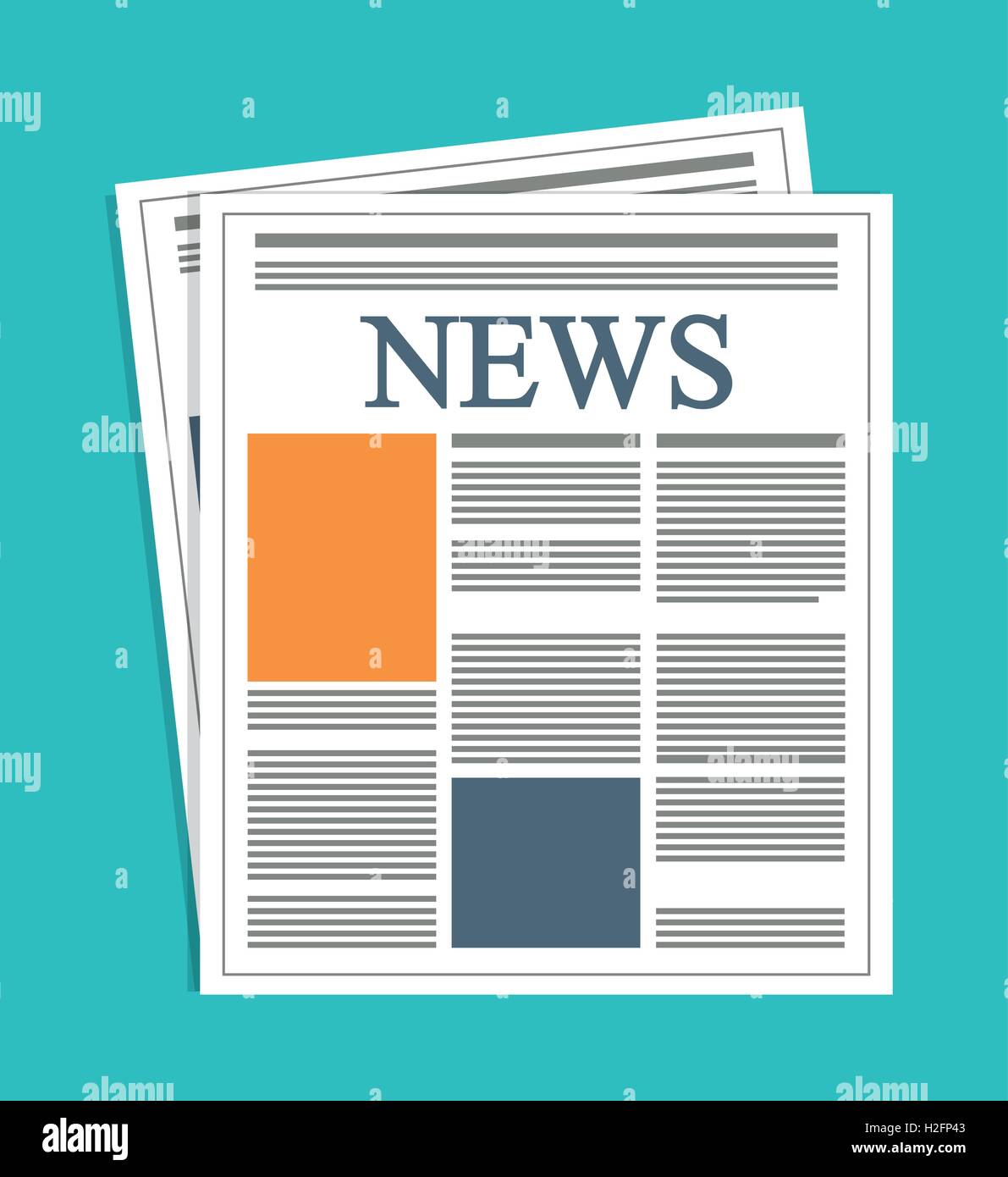 Colorful newspaper article design Stock Vector Image & Art - Alamy