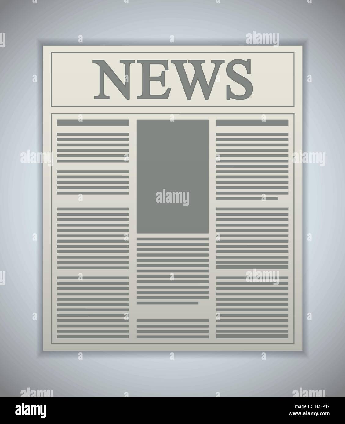 Isolated newspaper article design Stock Vector Image & Art - Alamy