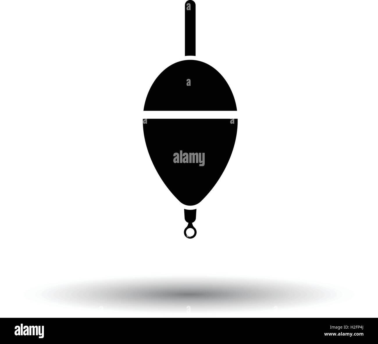 Icon of float . White background with shadow design. Vector ...