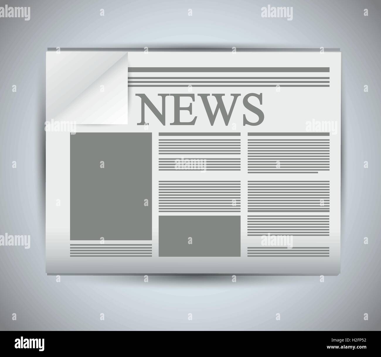 Isolated newspaper article design Stock Vector Image & Art - Alamy