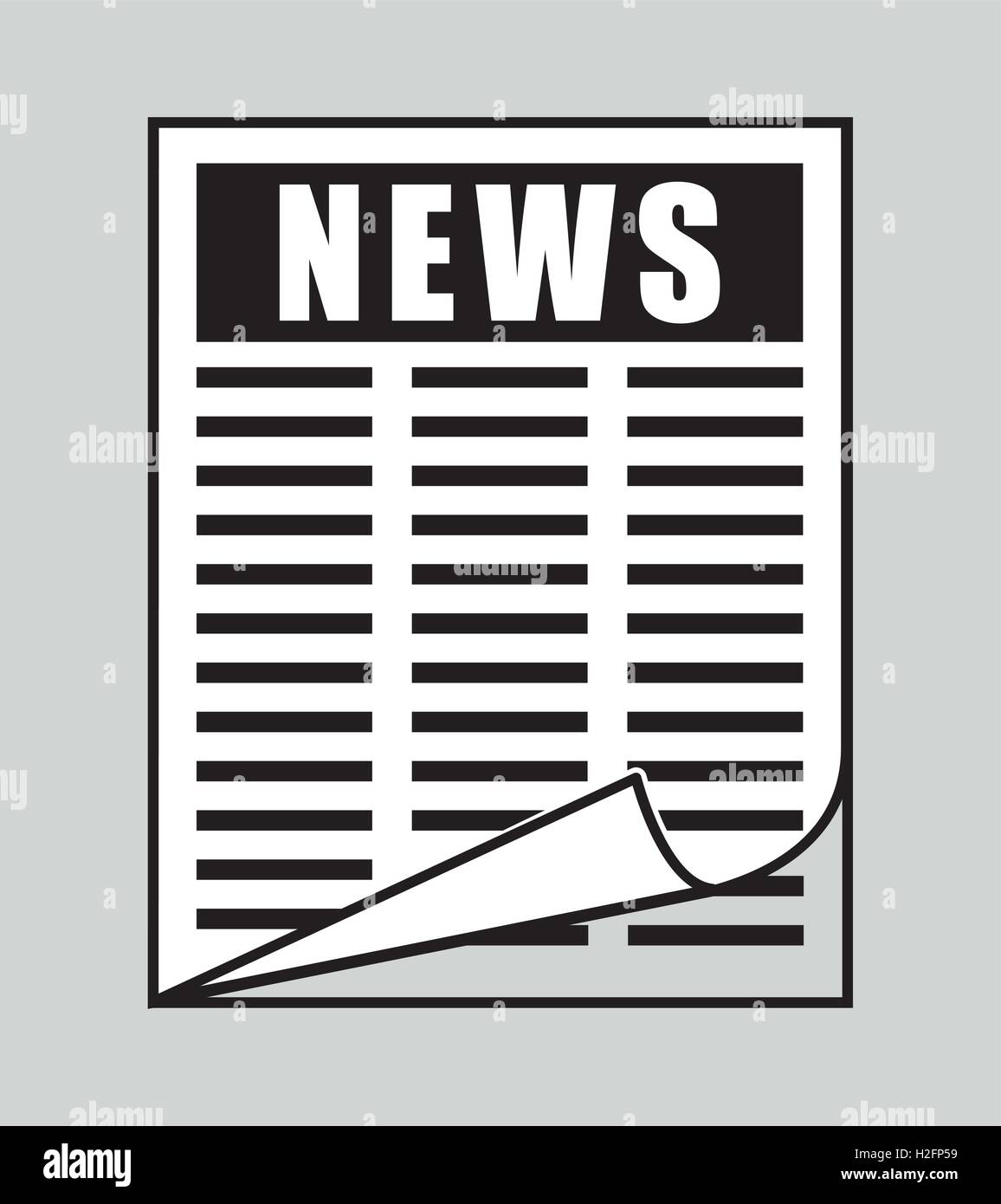 Isolated newspaper article design Stock Vector Image & Art - Alamy