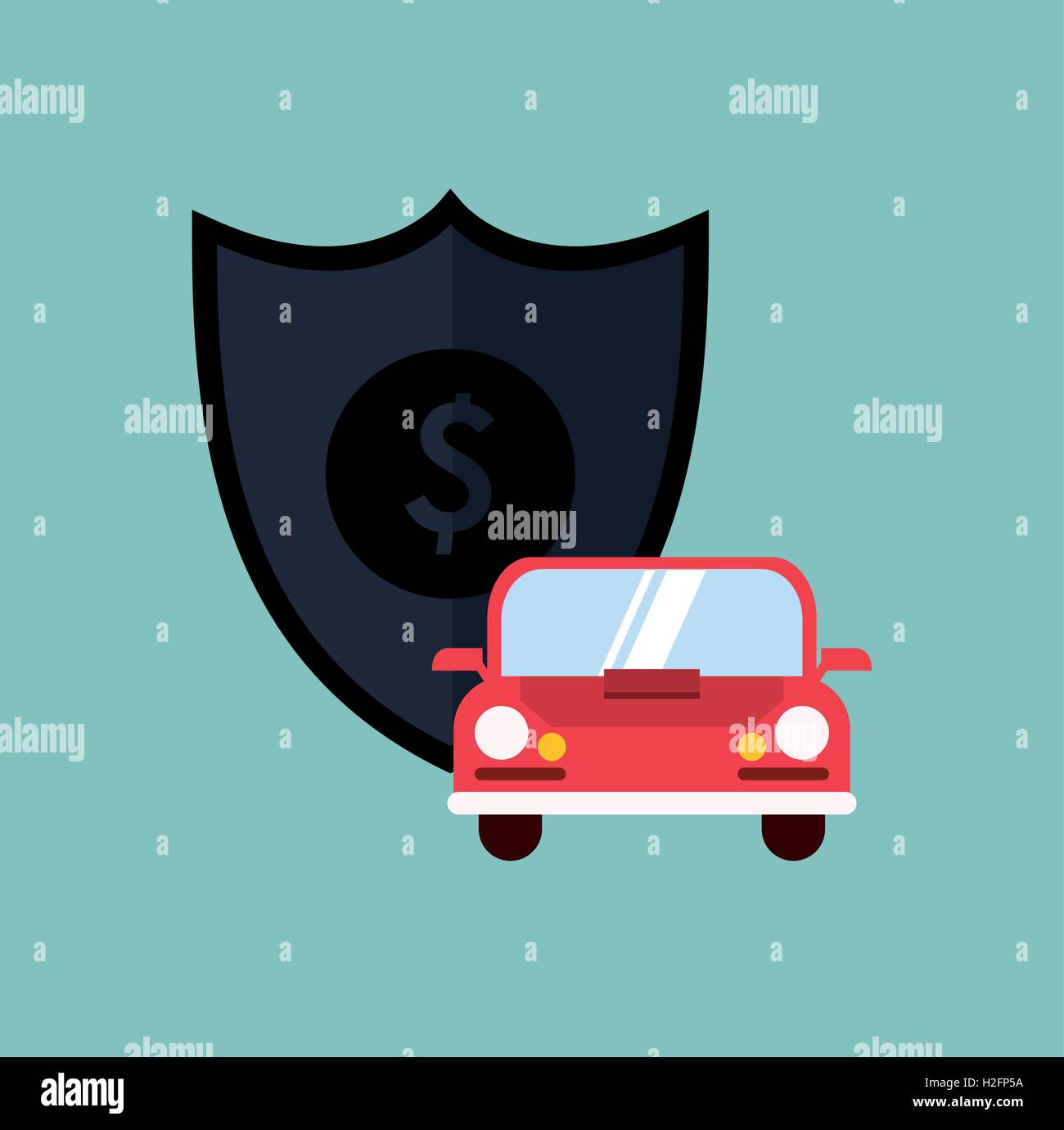 insurance services related icons image Stock Vector Image & Art - Alamy
