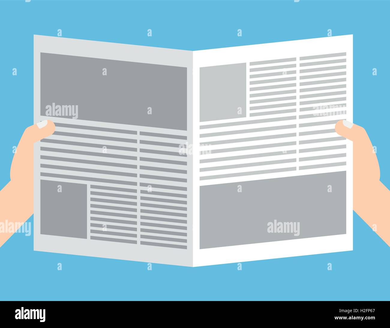 Colorful newspaper article design Stock Vector Image & Art - Alamy