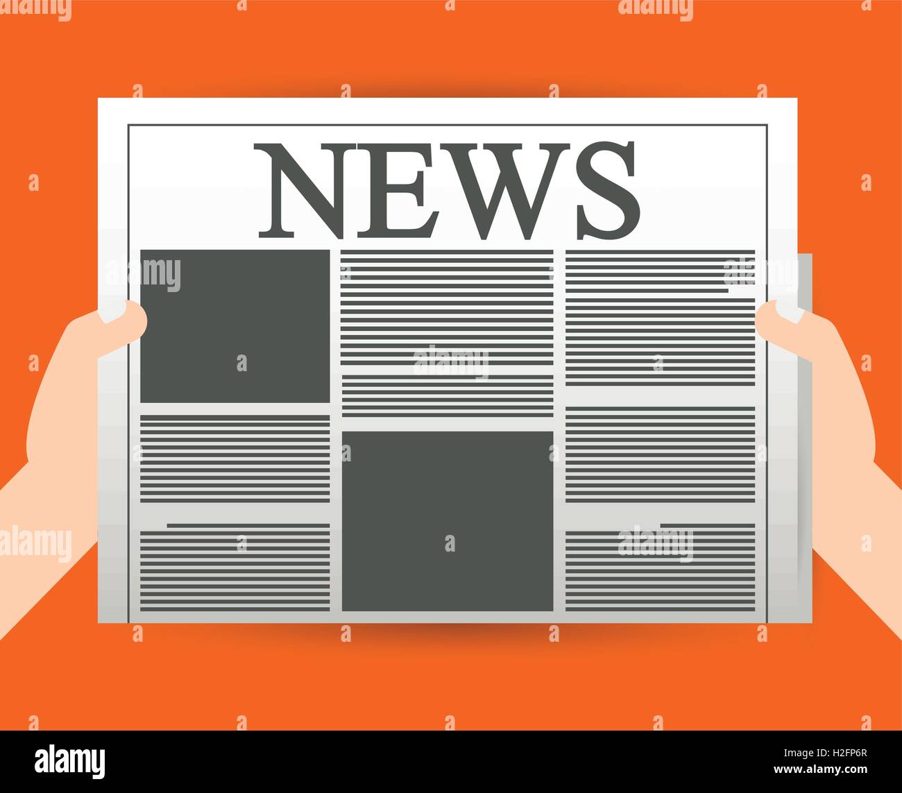 Colorful newspaper article design Stock Vector Image & Art - Alamy