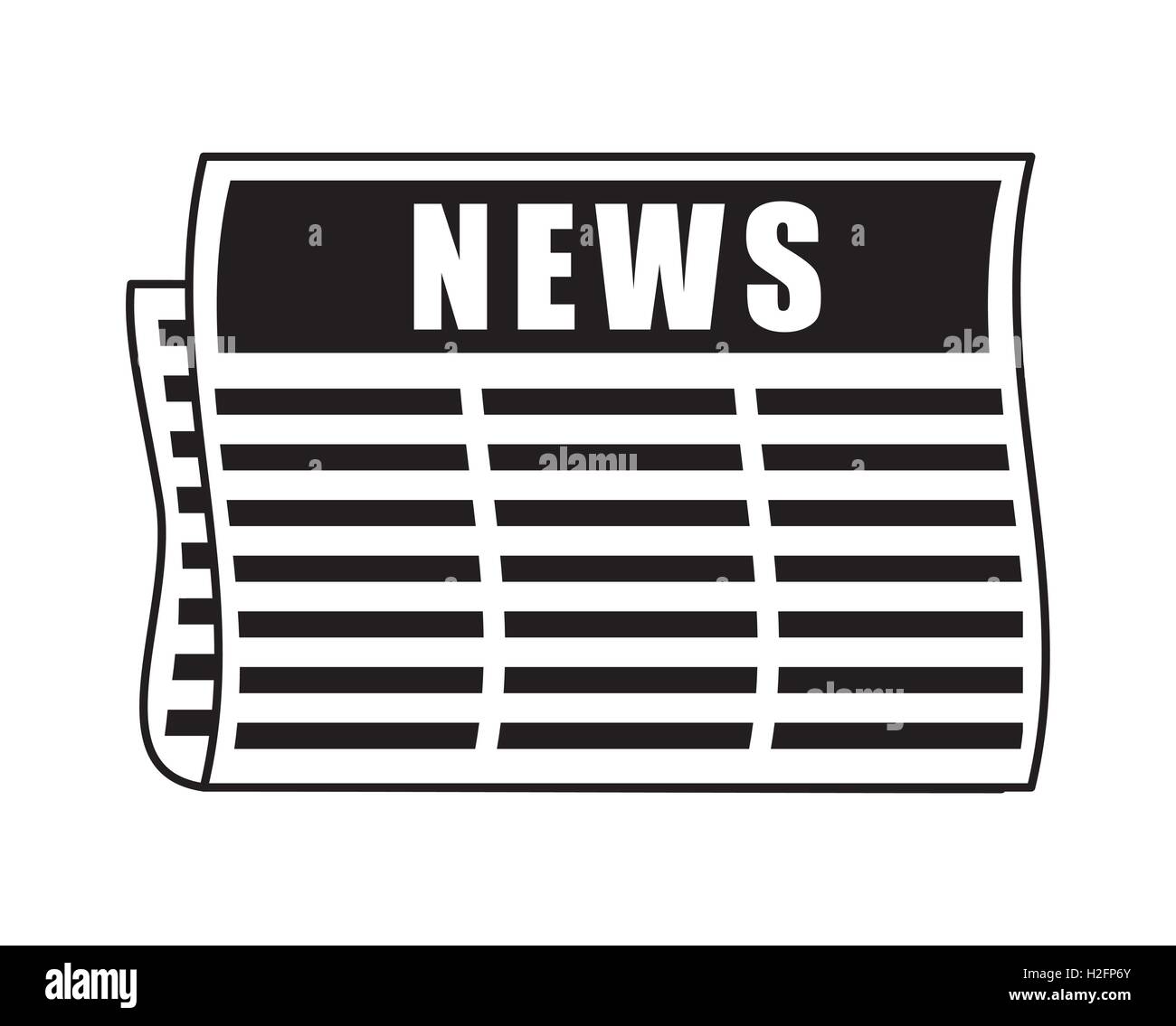 Isolated newspaper article design Stock Vector Image & Art - Alamy