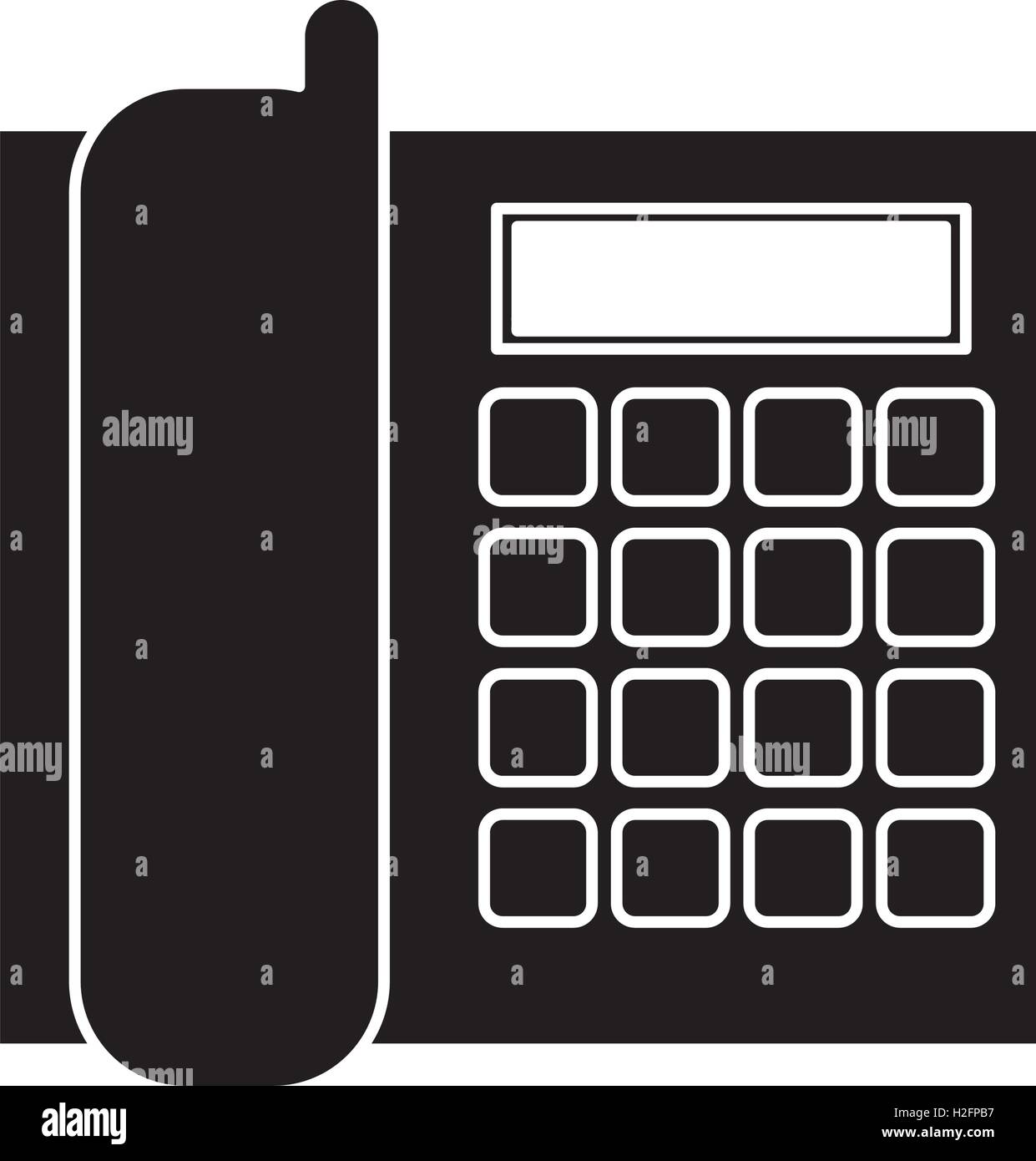 Isolated cable phone design Stock Vector Image & Art - Alamy