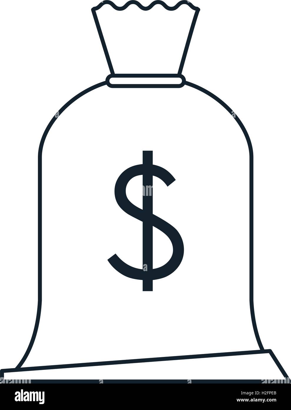 Isolated money bag design Stock Vector Image & Art - Alamy