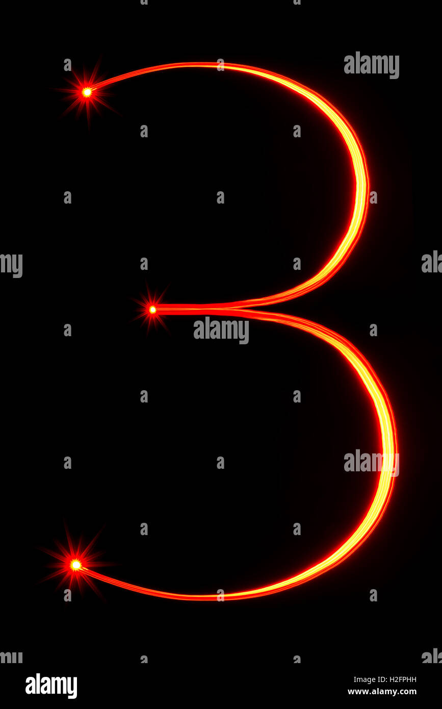 Number 3 light hi-res stock photography and images - Alamy