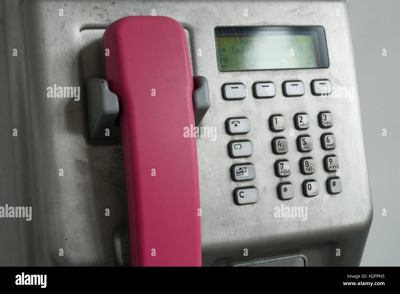 Push button payphone hi-res stock photography and images - Alamy