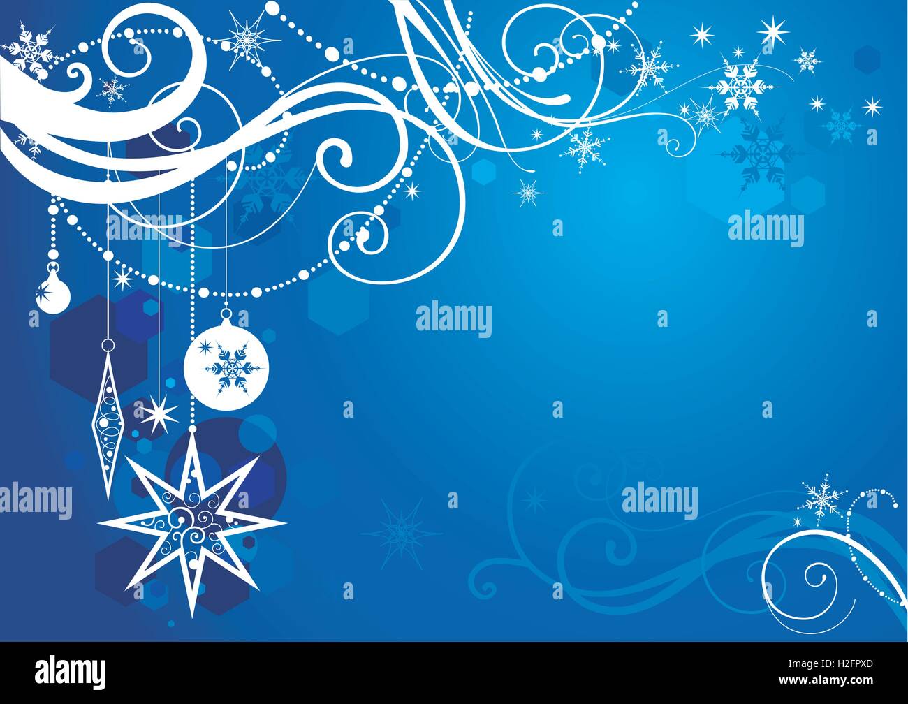 Blue winter background Stock Vector Image & Art - Alamy