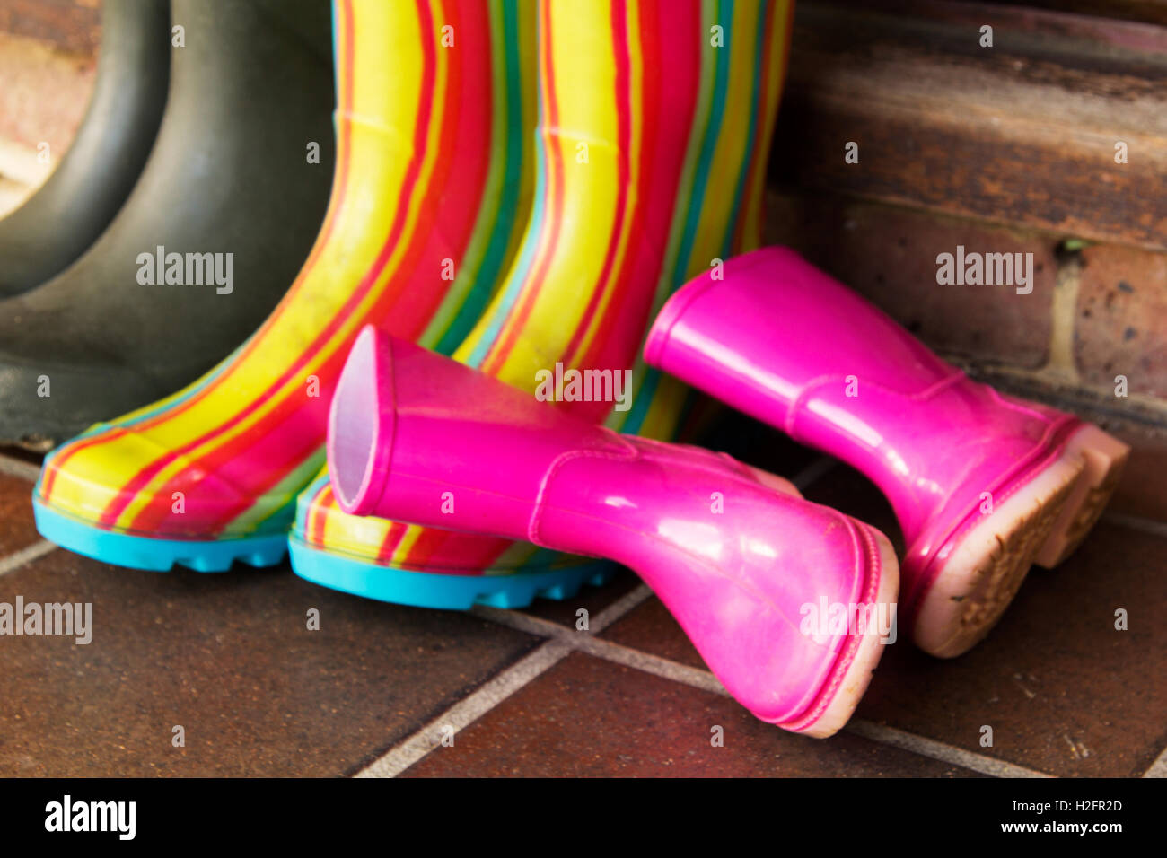 Boots on doorstep hi-res stock photography and images - Alamy