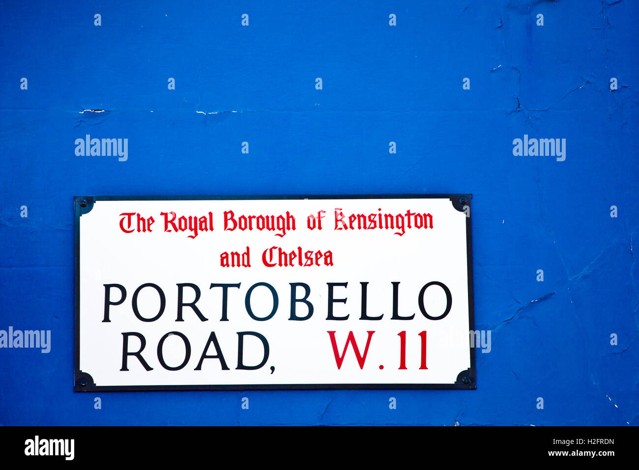 London portobello road , signs Stock Photo - Alamy