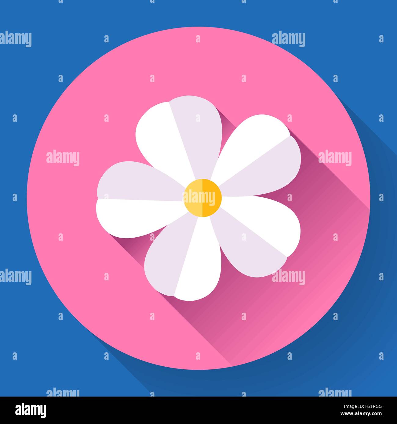 Frangipani flower icon. Nature symbol - Vector Stock Vector Image & Art ...