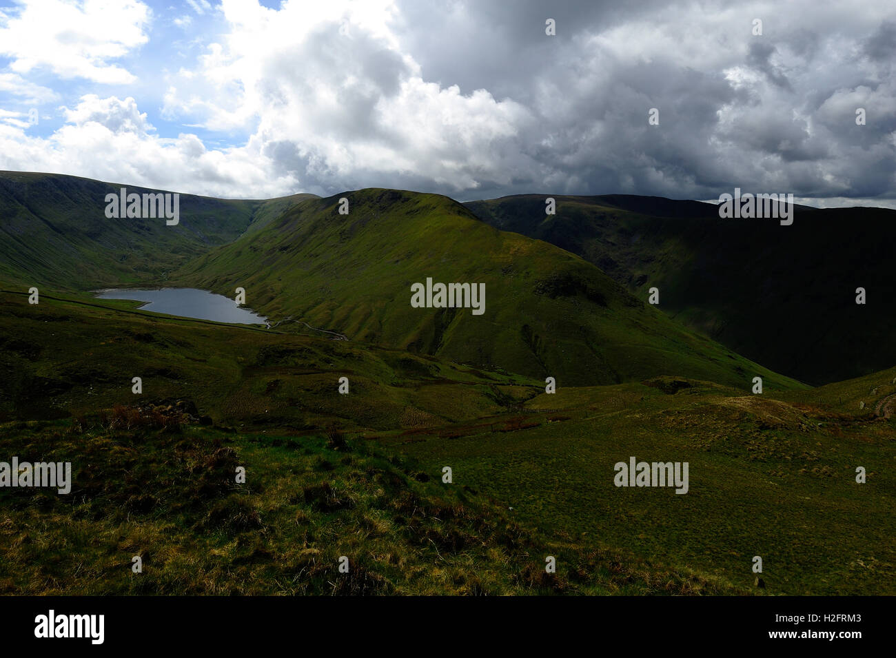 Storm over Red Screes and Hartsop Dodd Stock Photo - Alamy