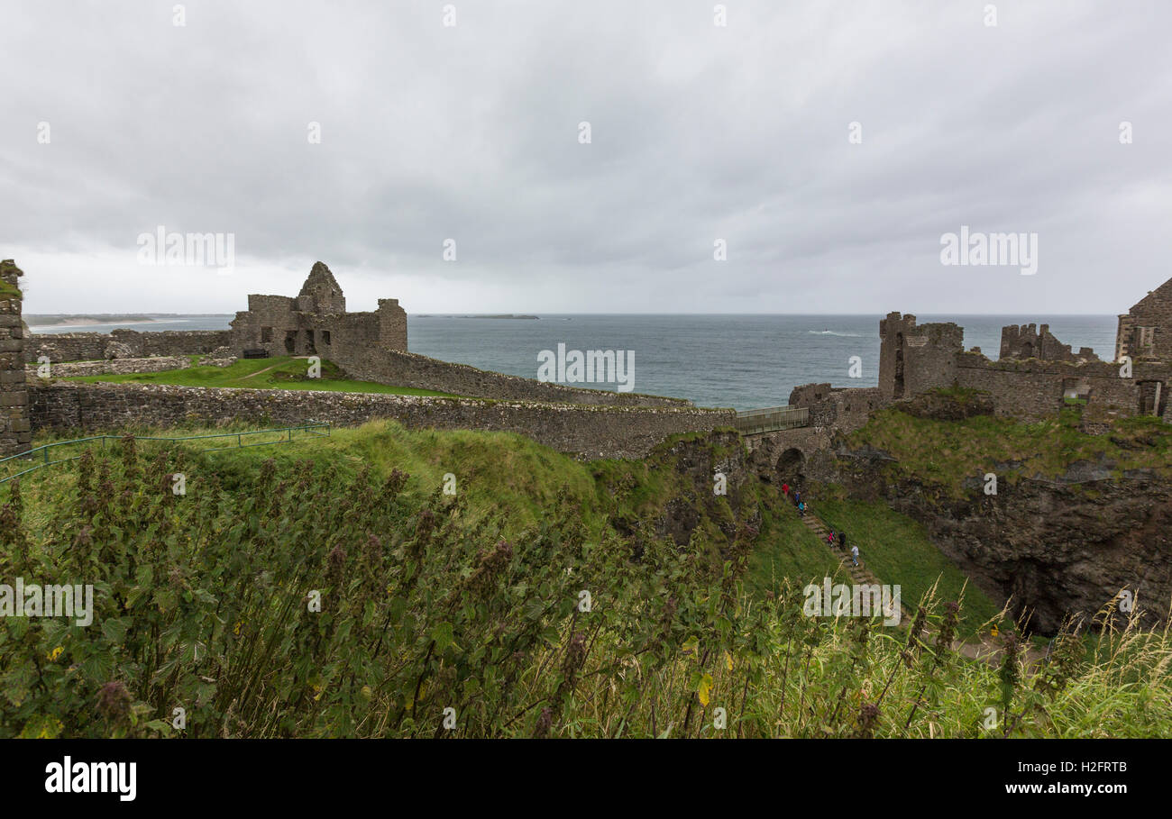 Dunluce Castle, Bushmills, County Antrim, Northern Ireland, UK Stock ...
