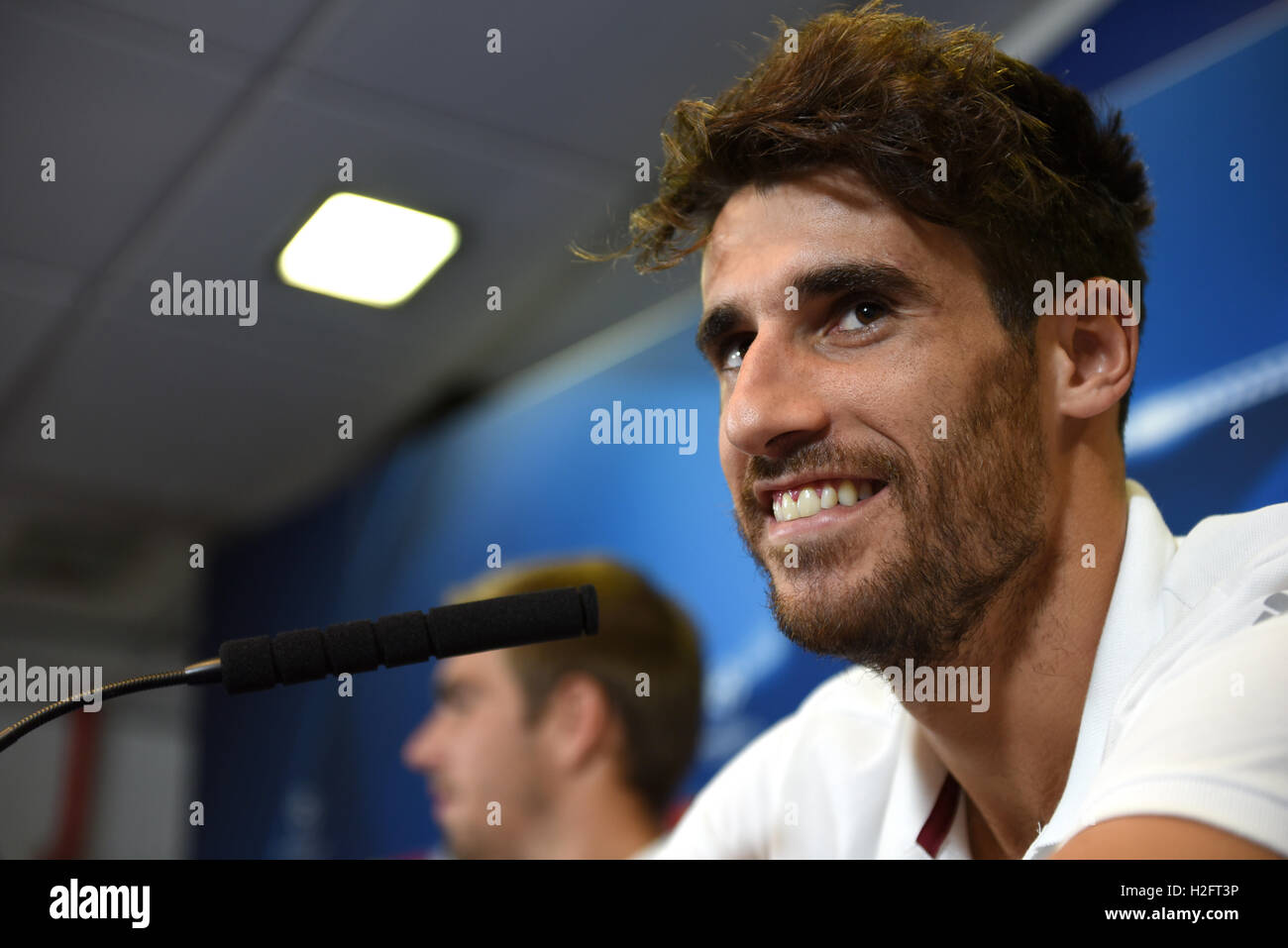 Madrid, Spain. 27th Sep, 2016. Bayern Munich's player Javi Martinez ...