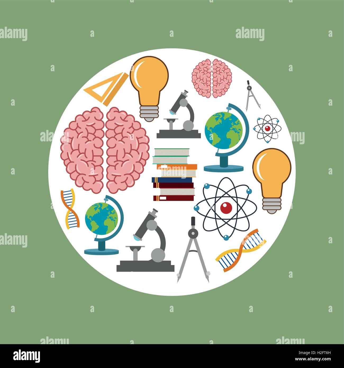 science related icons image Stock Vector Image & Art - Alamy