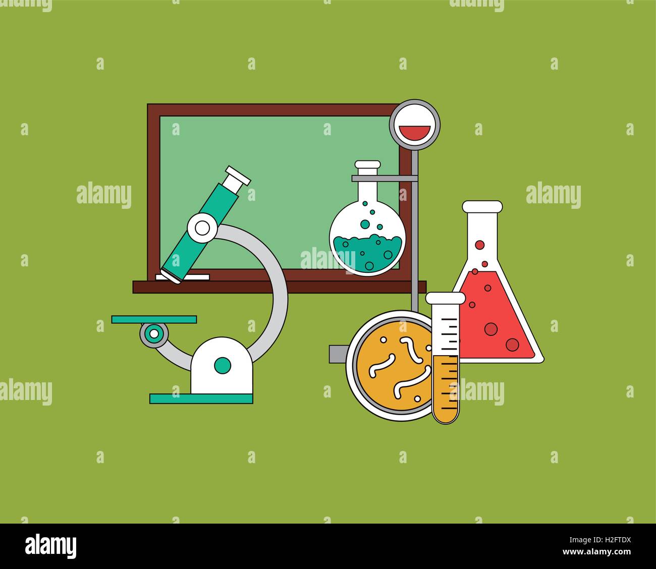 science related icons image Stock Vector Image & Art - Alamy