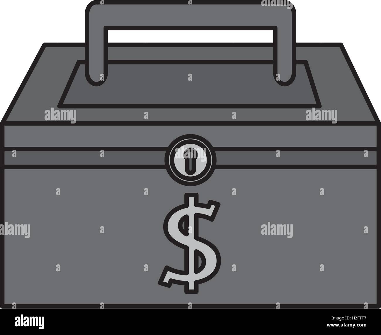 money security box icon Stock Vector Image & Art - Alamy