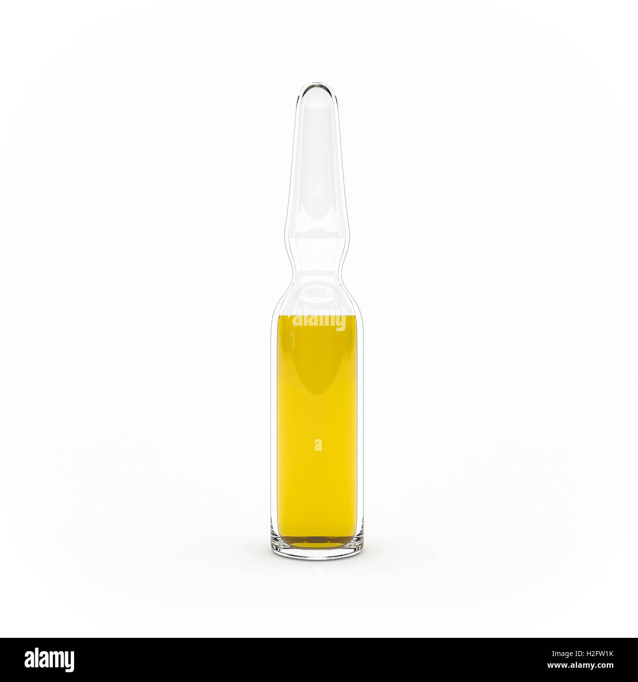Medicine injection bottle isolated on white background 3d rendering ...
