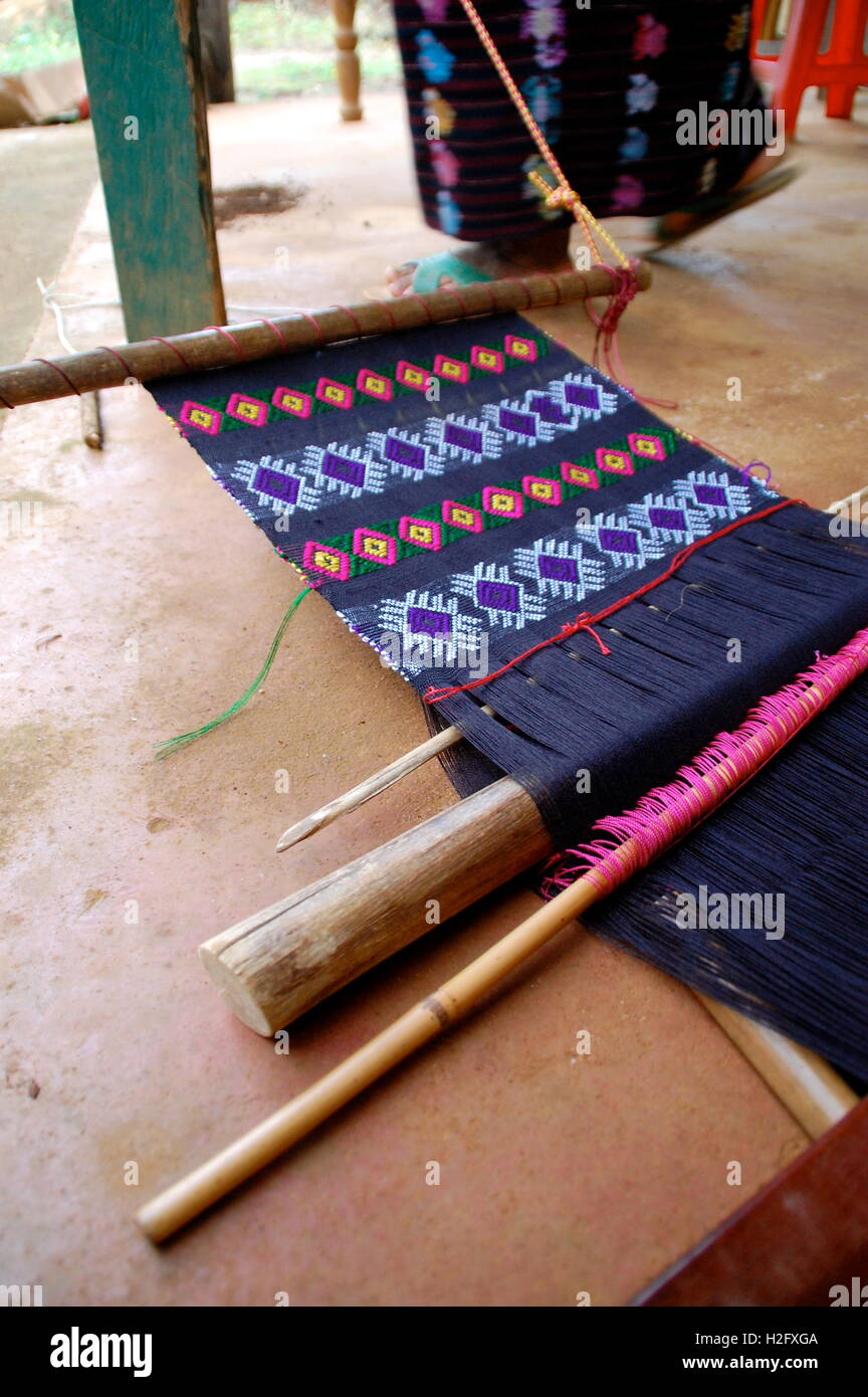 Textile loom hi-res stock photography and images - Alamy