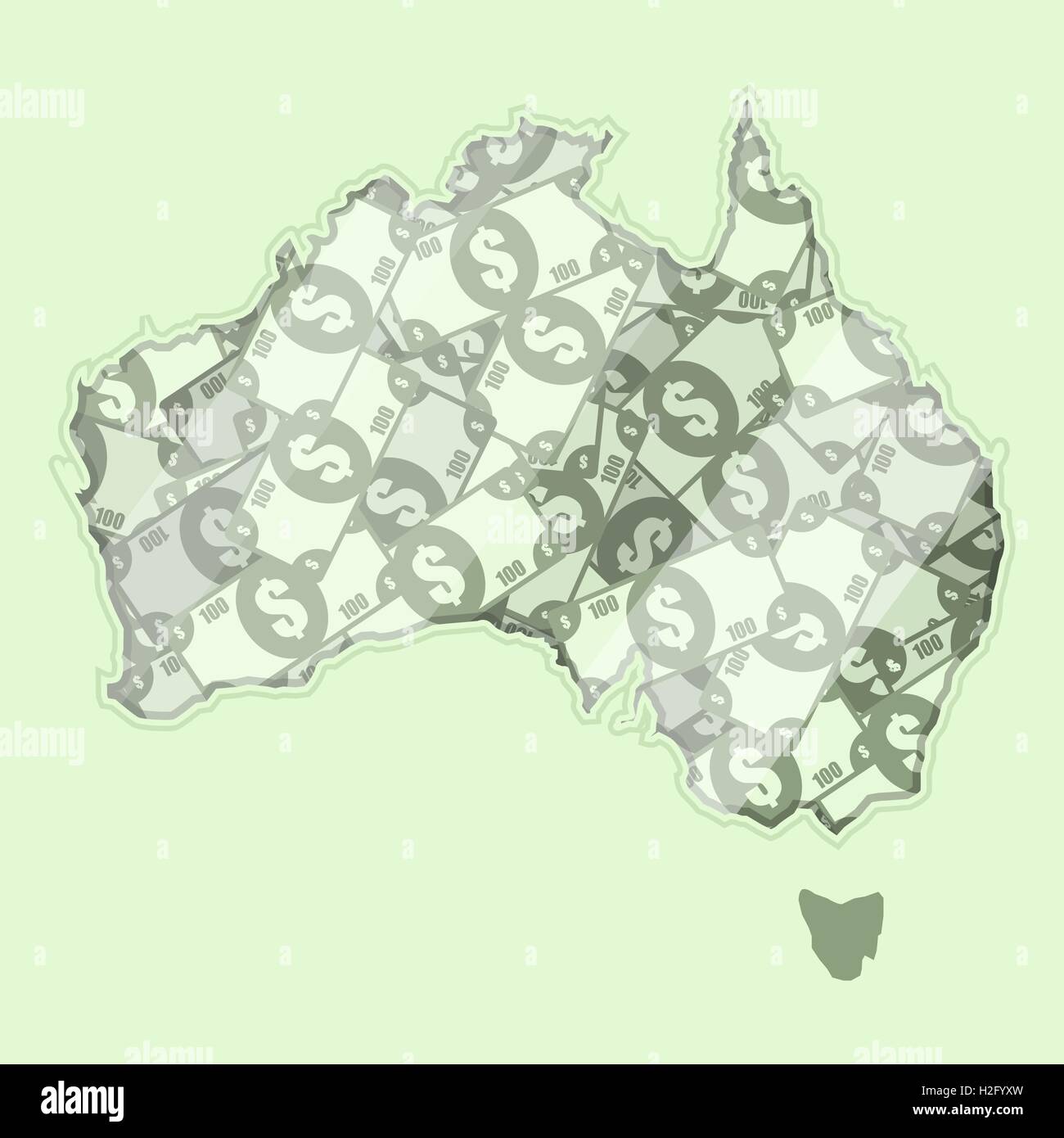 Banknote of australia Stock Vector Images - Alamy