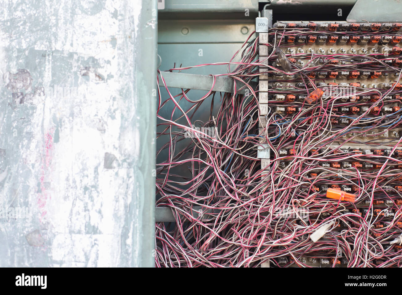 Switchboard cables hi-res stock photography and images - Alamy