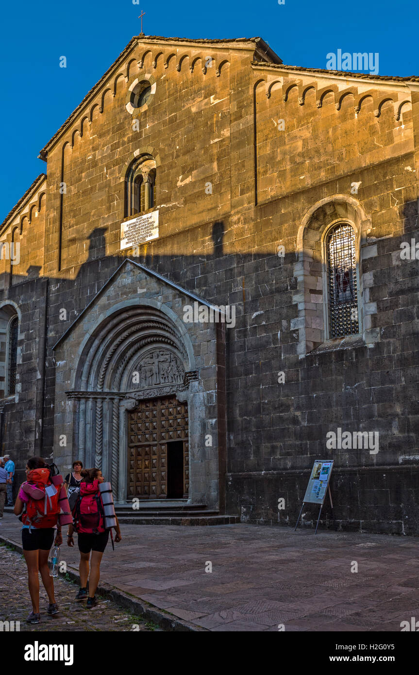Italy Emilia Romagna Francigena Way Berceto -Pilgrims Stock Photo - Alamy