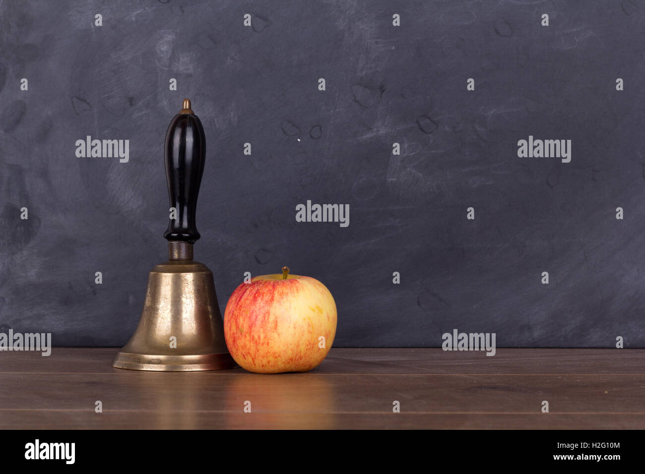Old fashioned school bell hi-res stock photography and images - Alamy