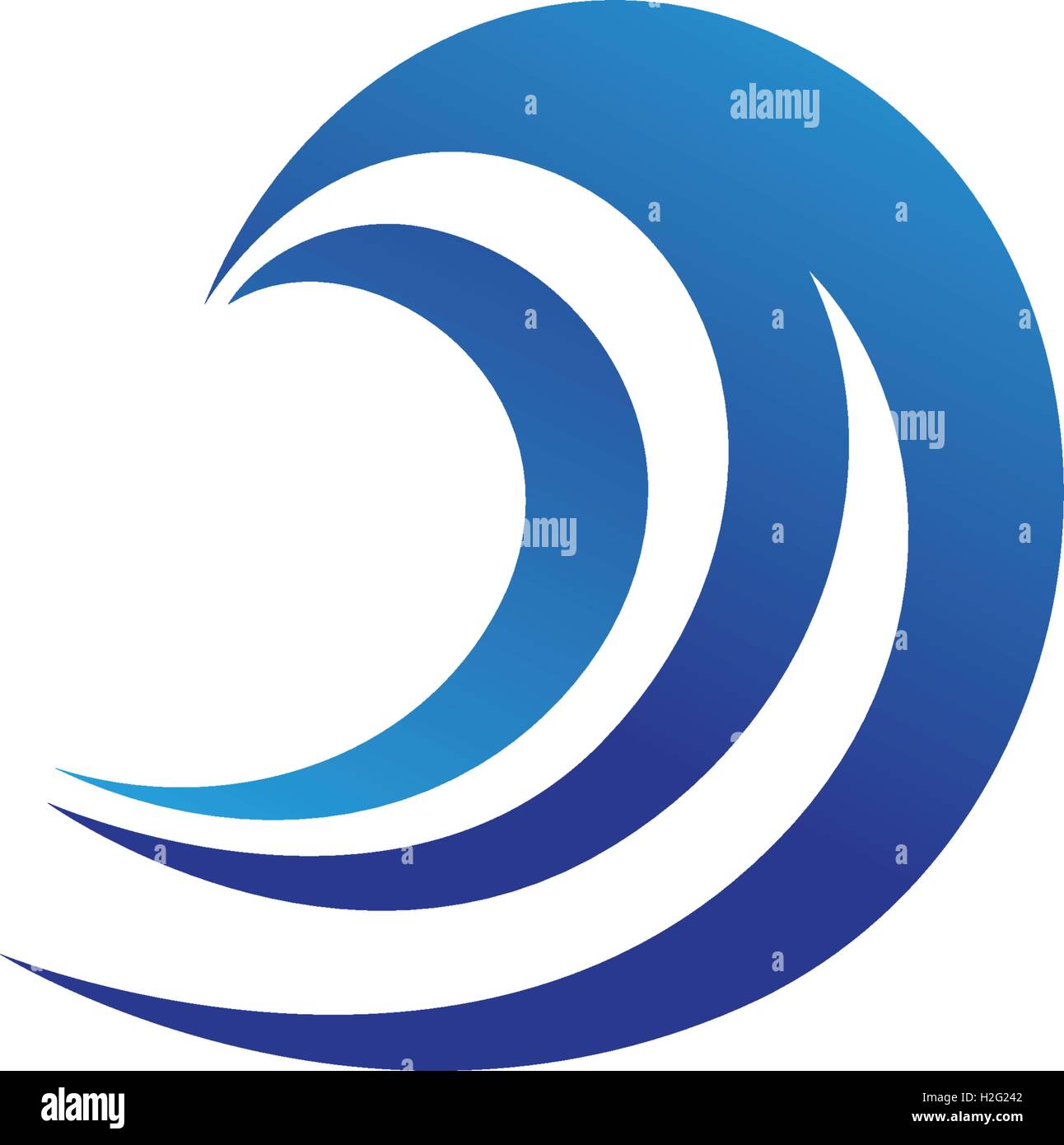 Water wave Logo Template Stock Vector Image & Art - Alamy