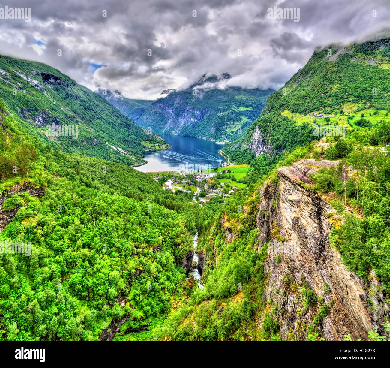 Geirangerfjord lookout hi-res stock photography and images - Alamy