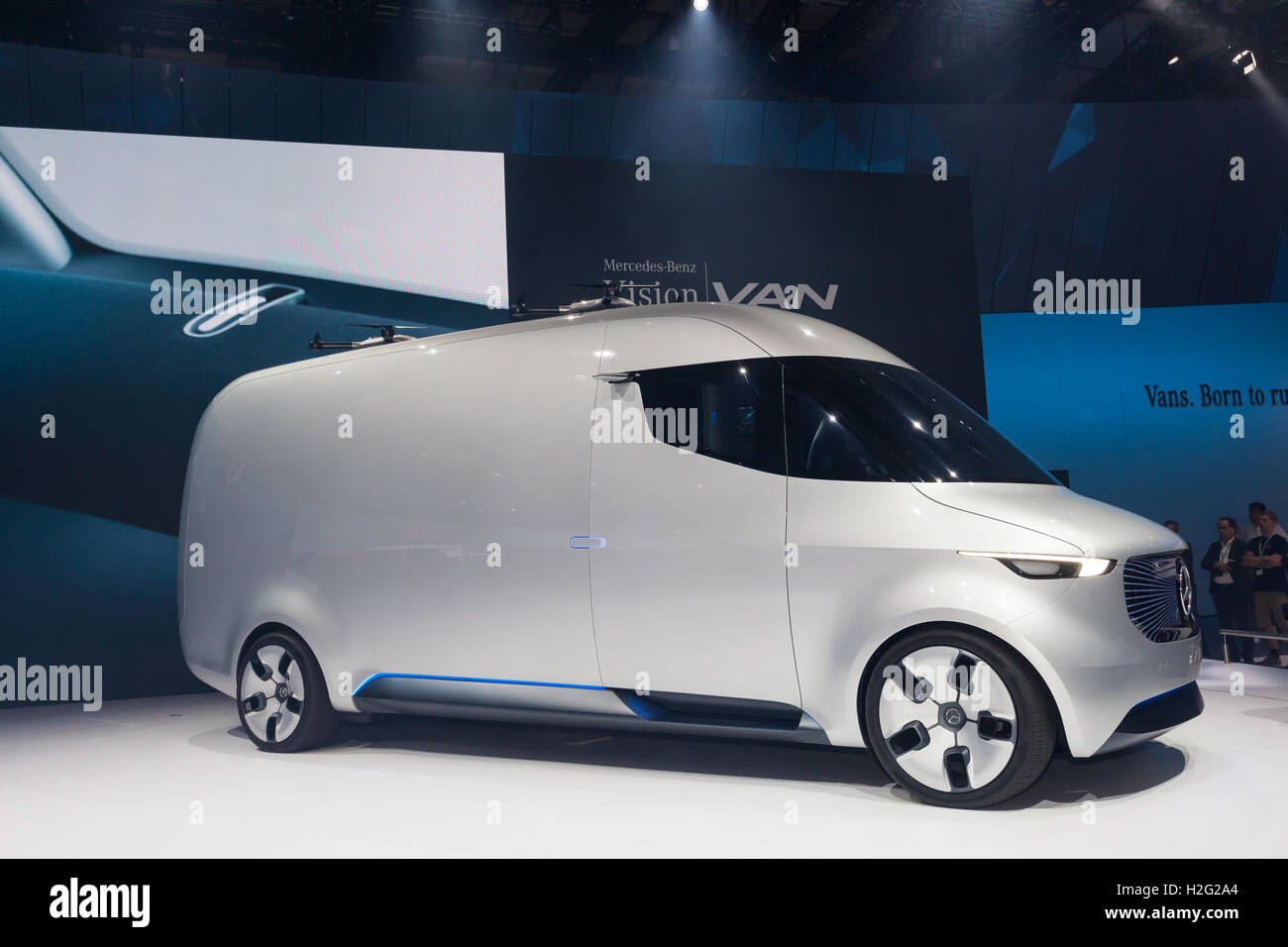 Mercedes Benz Vision Van presentation show at the IAA 2016 Stock Photo ...