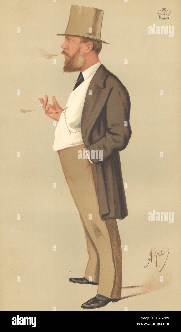 VANITY FAIR SPY CARTOON. Lord Wharncliffe 'Conservative Conversion ...