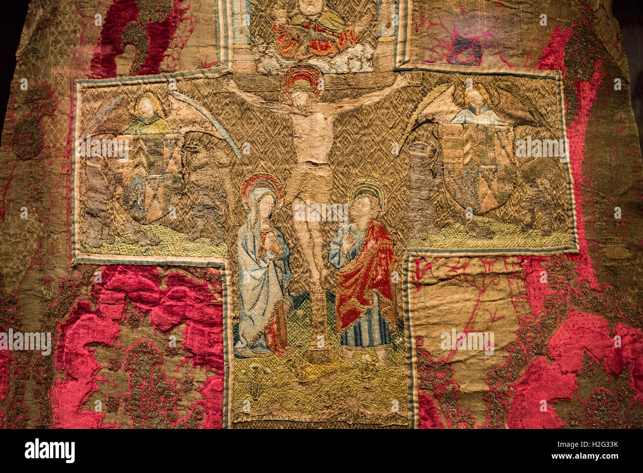 Embroidery on display as part of the Opus Anglicanum: Masterpieces of ...