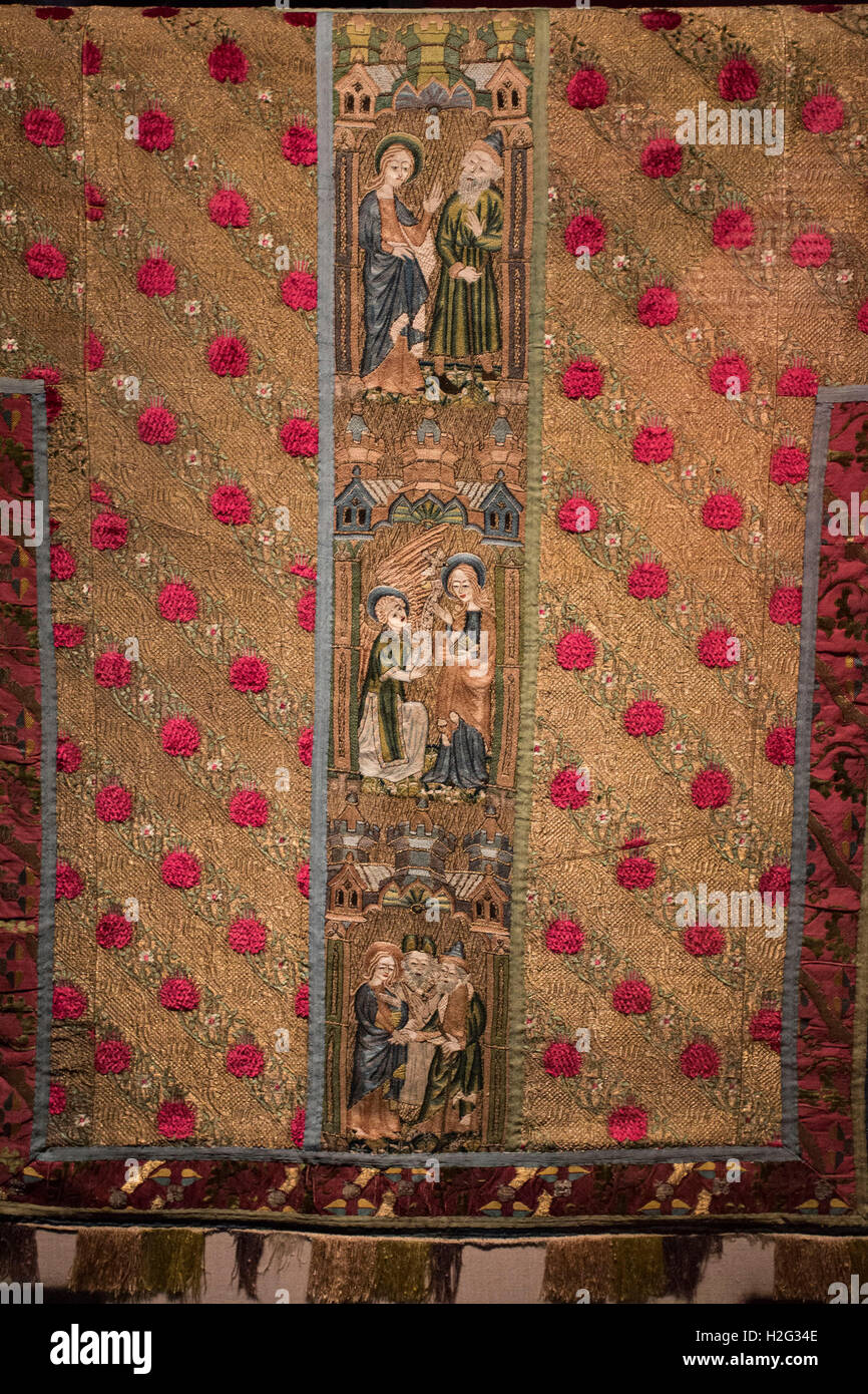 Embroidery on display as part of the Opus Anglicanum: Masterpieces of ...