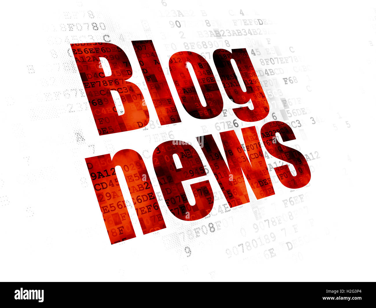 News concept: Blog News on Digital background Stock Photo - Alamy