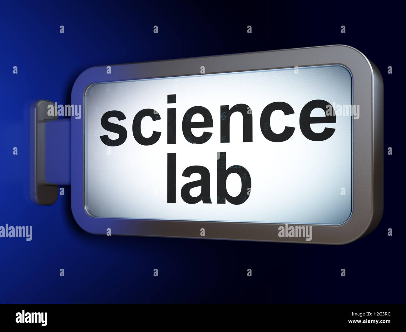 Science concept: Science Lab on billboard background Stock Photo - Alamy