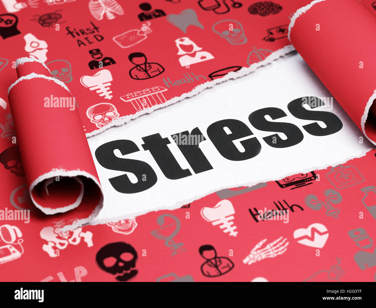 Stress ripped piece paper hi-res stock photography and images - Alamy