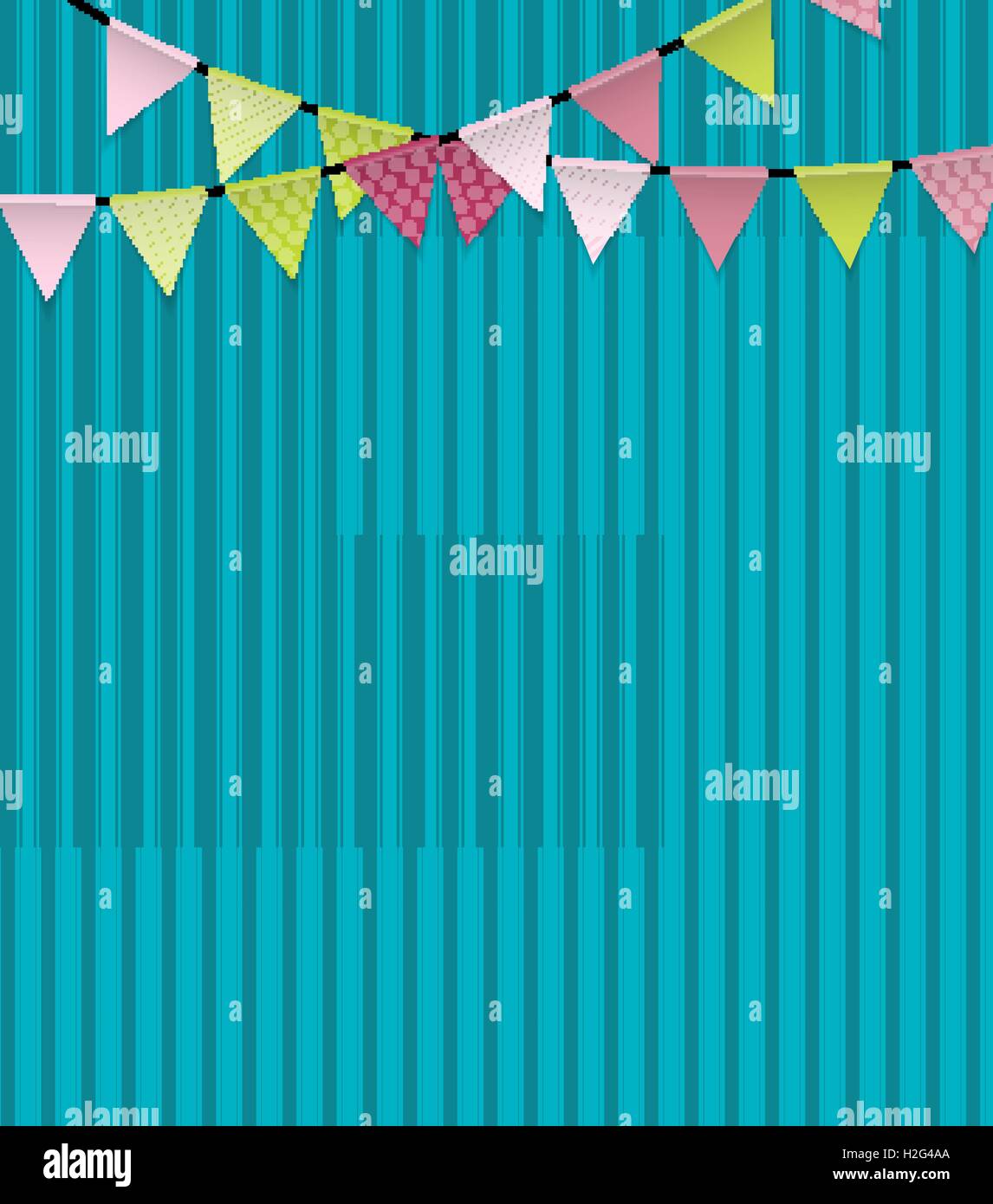 Party Background with Flags Vector Illustration Stock Vector Image ...
