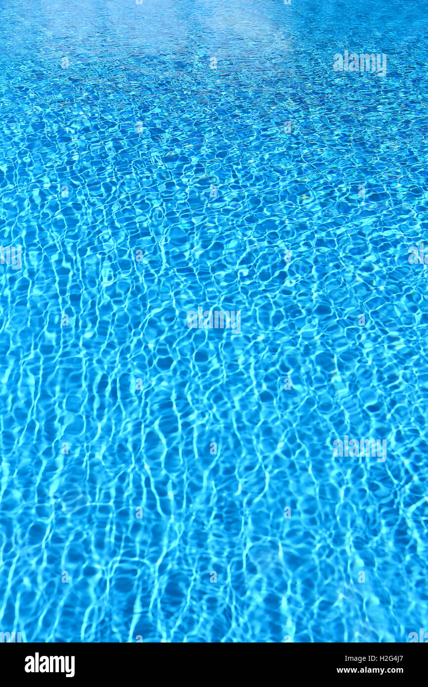 Blue pool water beautiful texture photographed in close-up Stock Photo ...