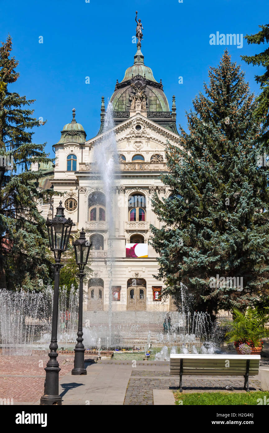 State Theatre (Slovak: Statne divadlo) in the centre of Kosice city ...