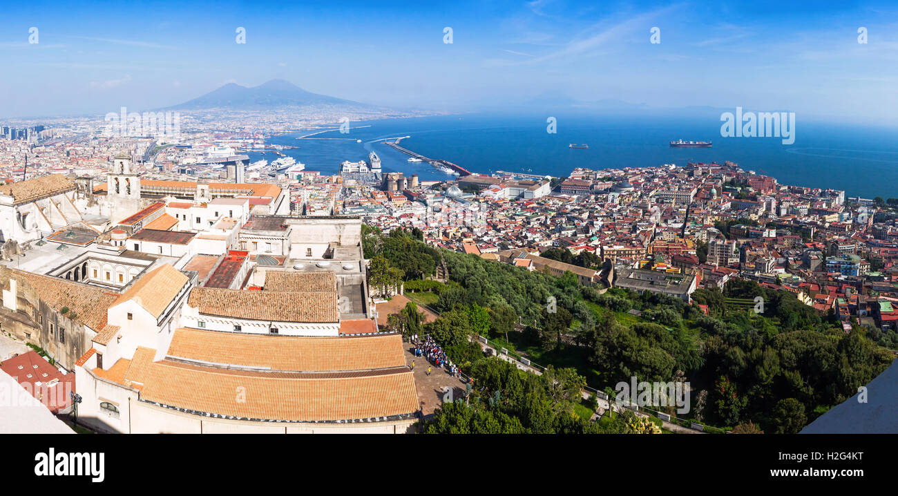 Panoramic view naples mount hi-res stock photography and images - Alamy