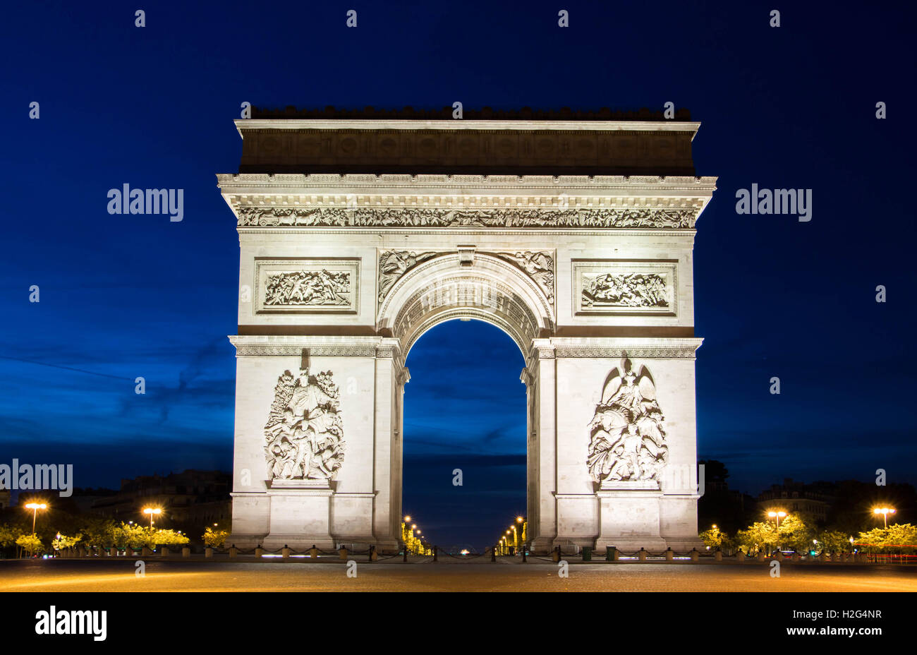 The Triumphal Arch is one of the most famous monuments in Paris. It ...