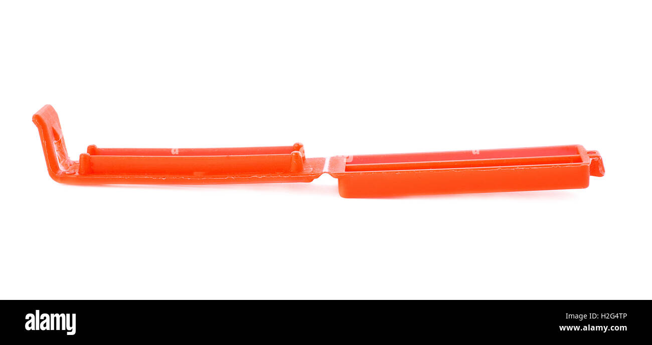 Plastic peg pin isolated over the white background Stock Photo - Alamy