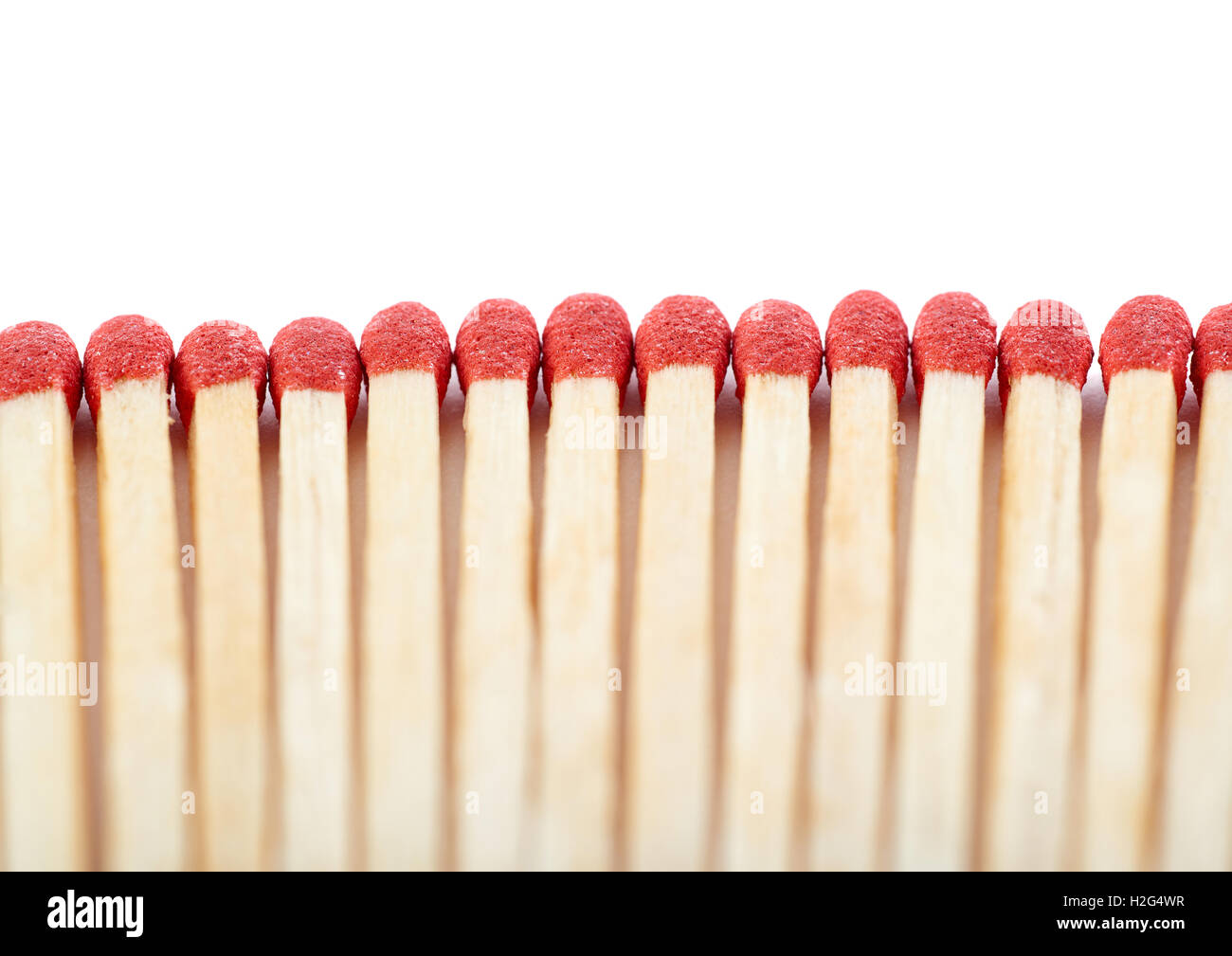 Pile of Wooden matches isolated over the white background Stock Photo ...