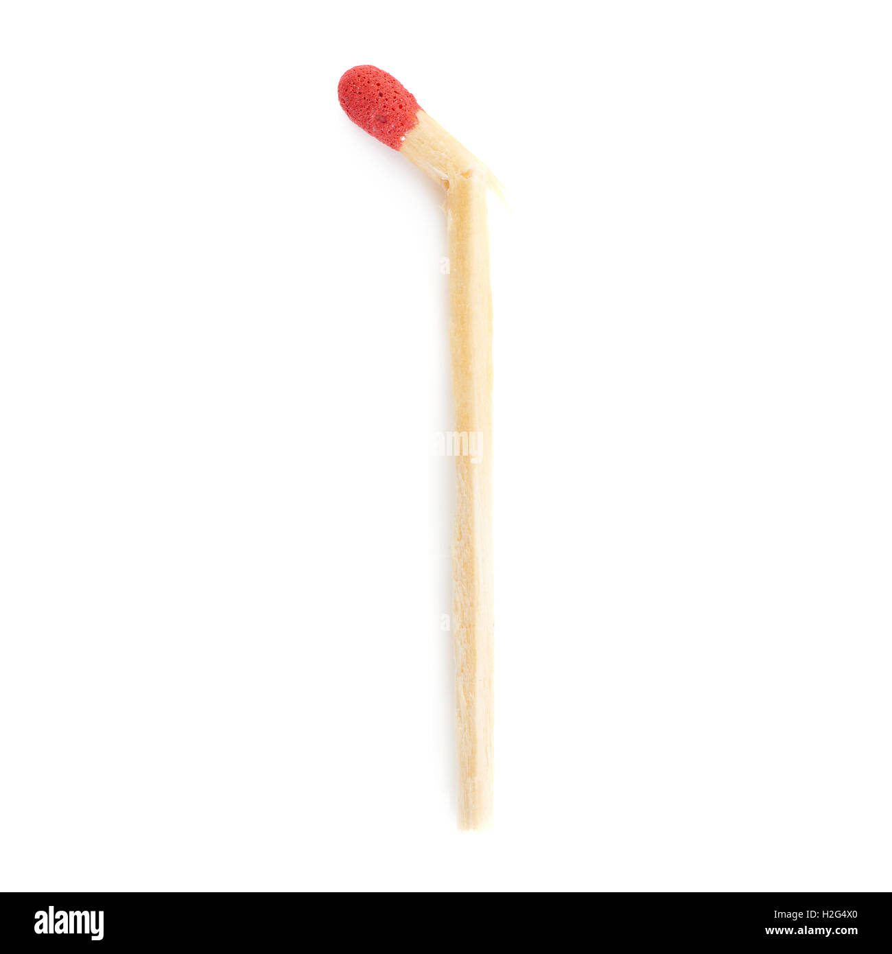Broken Wooden match isolated over the white background Stock Photo - Alamy
