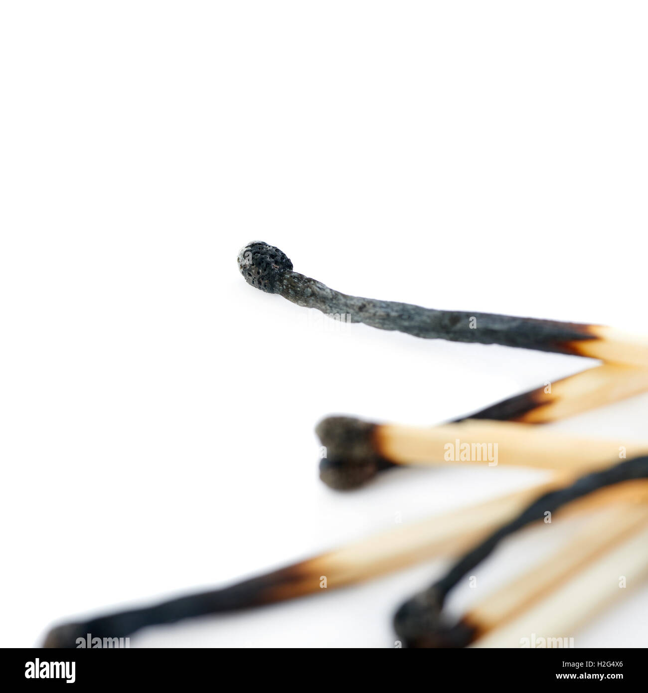 Pile of Wooden matches isolated over the white background Stock Photo ...