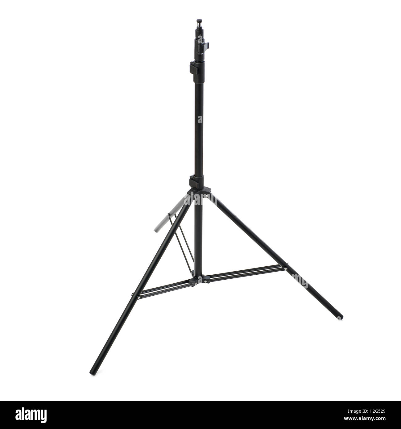 Studio flash stand over isolated white background Stock Photo - Alamy