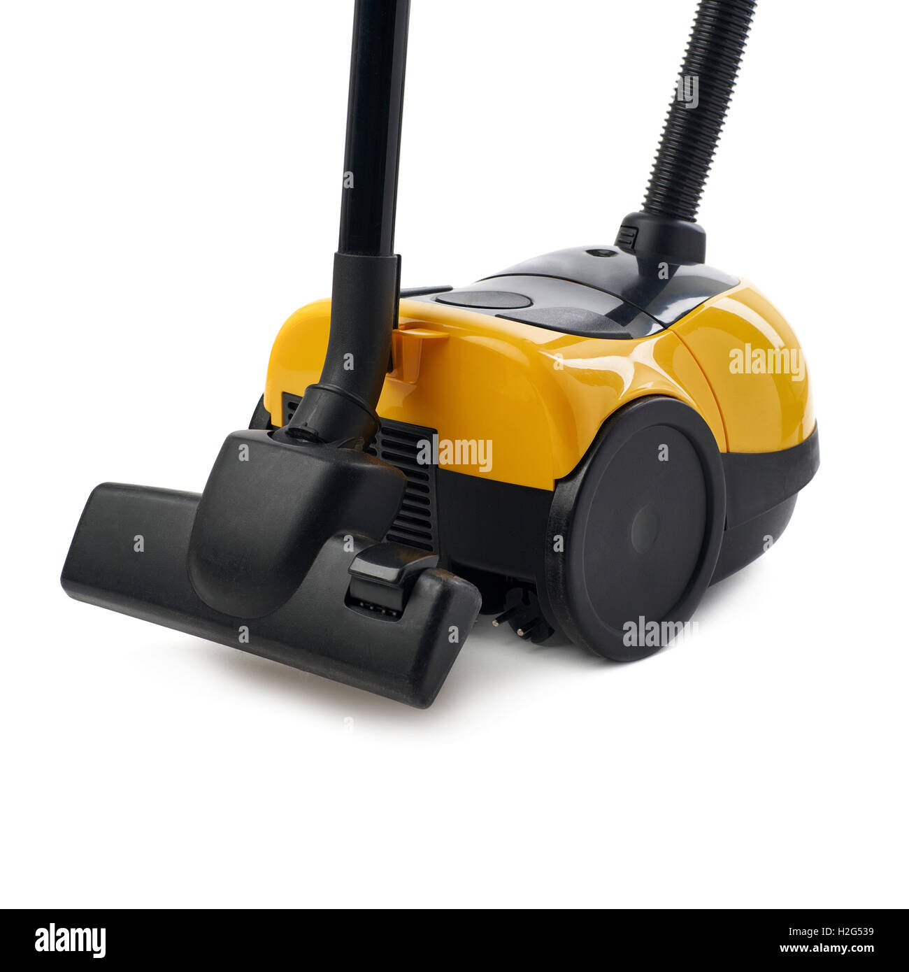 Vacuum cleaner over isolated white background Stock Photo - Alamy