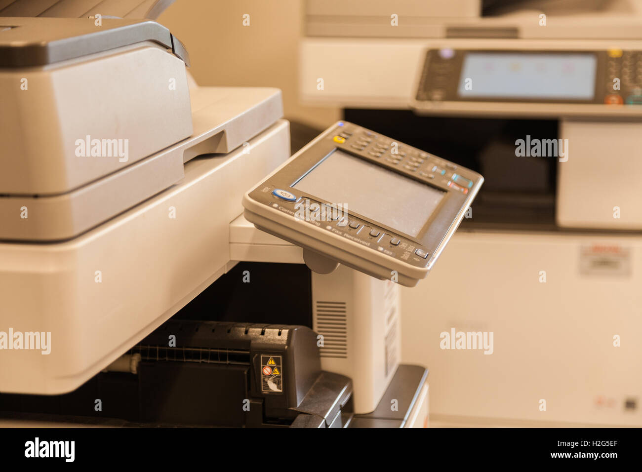 Photocopier room in office Stock Photo - Alamy